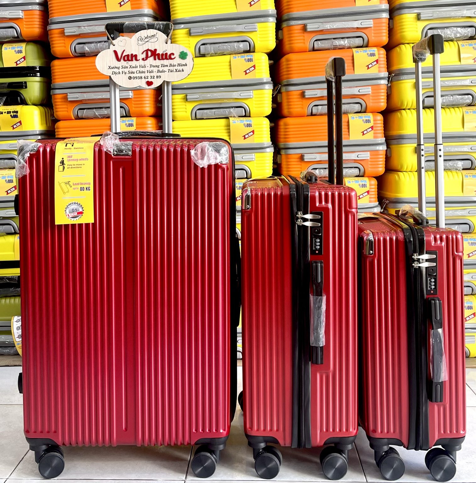 Vạn Phúc chuyên Vali, Balo. Nhận hợp đồng quà tặng công ty